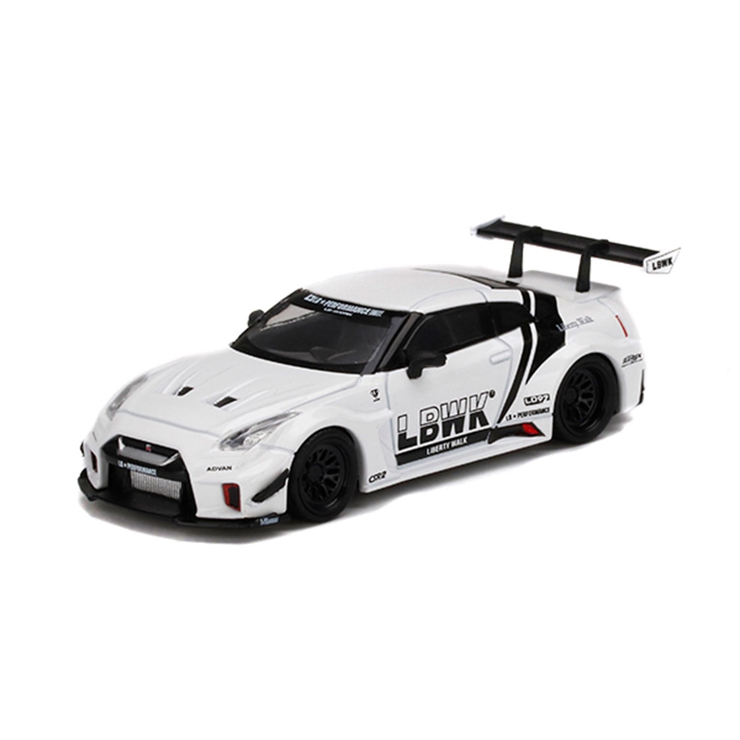 1 64 LB Silhouette WORKS R35 GT R White LBWK MC75 LB EXJOINTS ONLINE